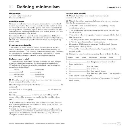 Defining minimalism | PDF