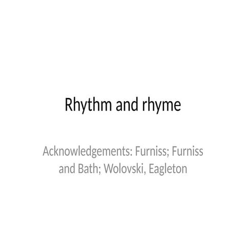 Defining poetry. Rhythm and rhyme I.pptx