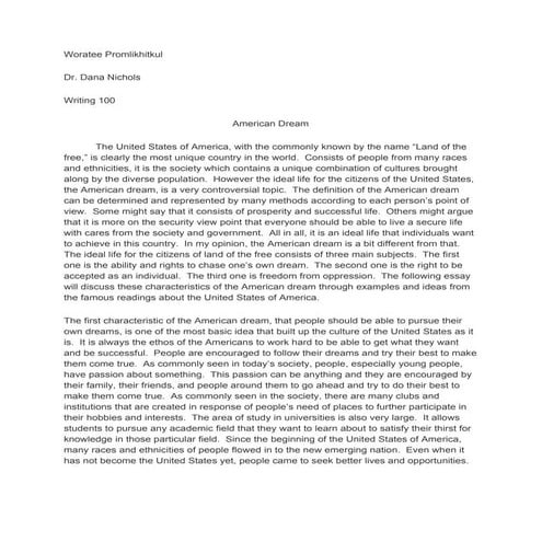 The American Dream and Of Mice and Men | PPTX