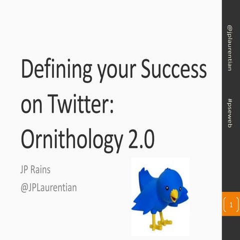 Defining your success on twitter | PPT
