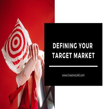 Define Your Target Market | PPTX | Internet | Computing
