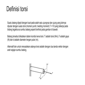 Definisi torsi | PPTX
