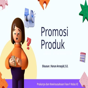 Definisi, Tujuan dan Manfaa Promosi Kelas 11 | PPTX