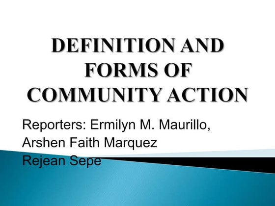 Community action | PPT