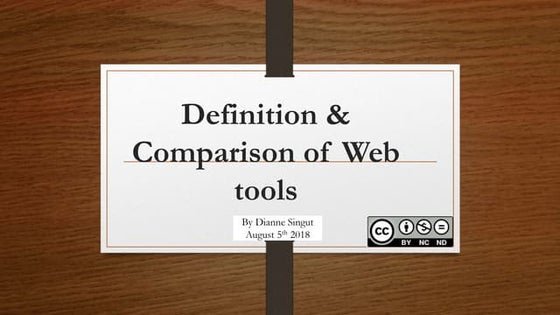 Web 1, 2 or 3 - Which One Are You? | PPT