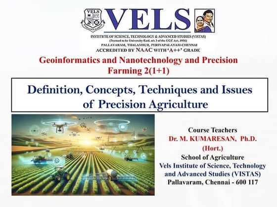 Role of GIS in agriculture | PPT