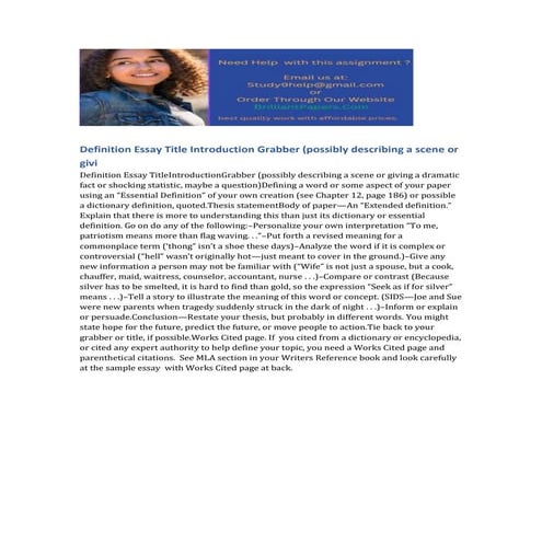 Research Proposal 6 - How to Write the Definitions of Terms | PPSX