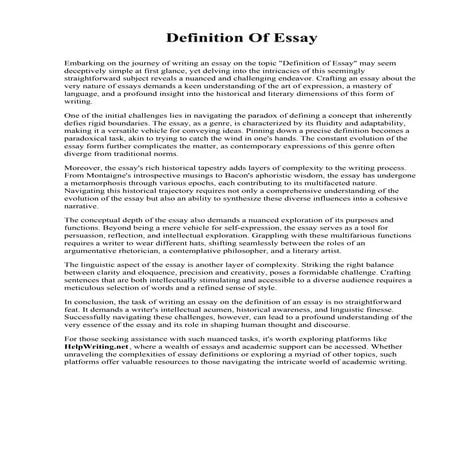 Definition Of Essay.pdf