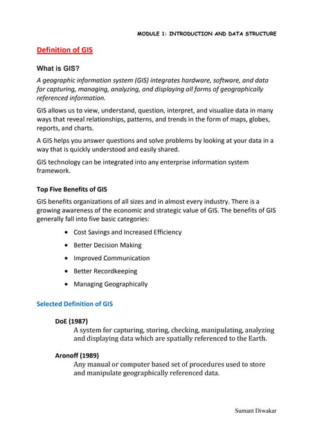 Geographical information system | PPT
