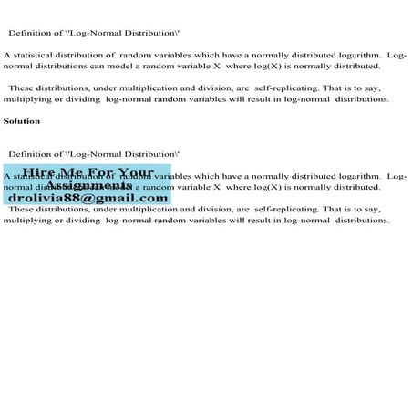 Definition of Log-Normal DistributionA statistical distr.pdf