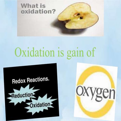 Definition of oxidation | PPTX
