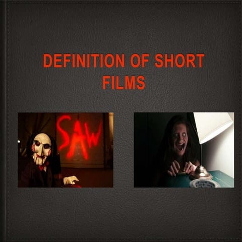 Definition of short films | PPT