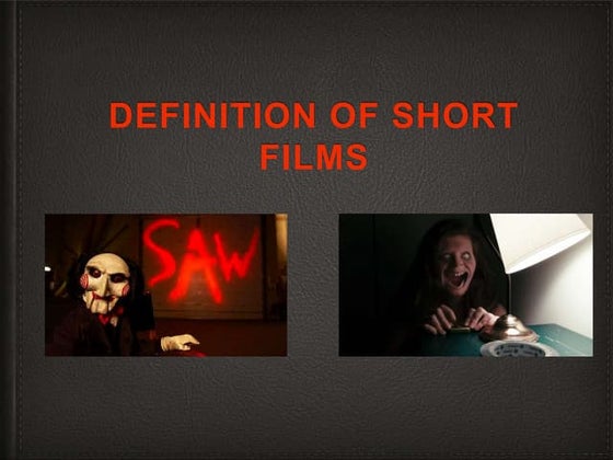 Why are short films important? | PPT