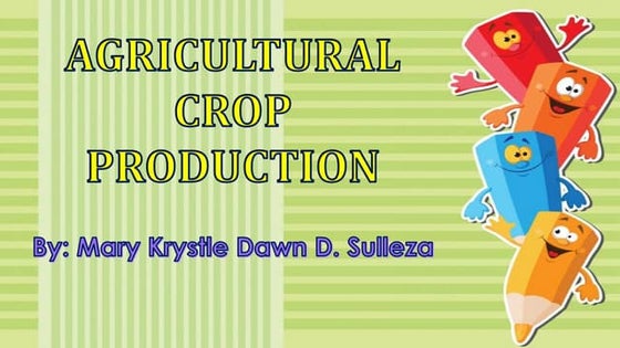 K to 12 TLE Curriculum Guide for Agricultural Crop Production | PDF ...