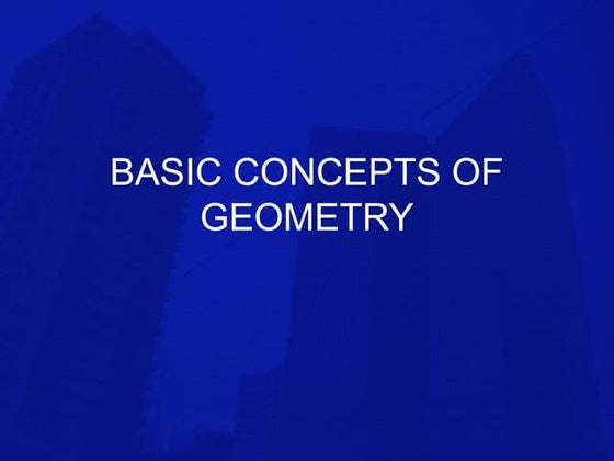 Building Blocks Of Geometry | PPT | 3-D Graphics | Computer Software ...