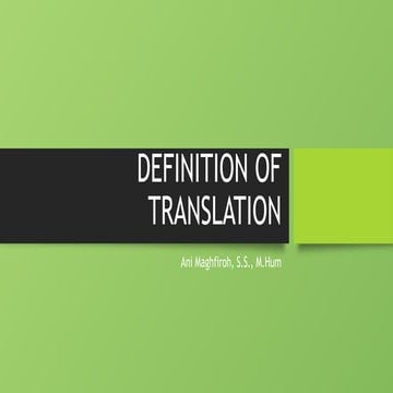 DEFINITION OF the the TRANSLATION UT.pptx