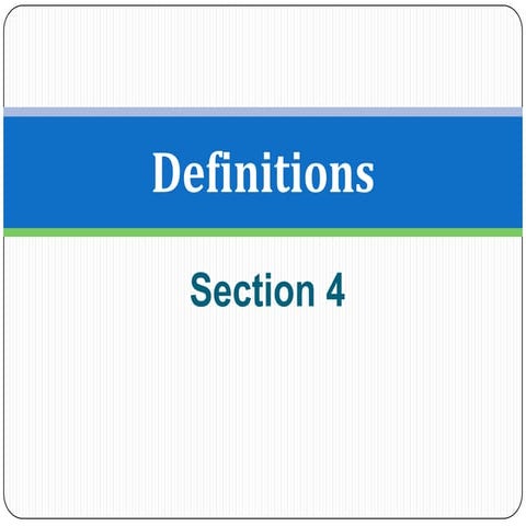 Definition ppt | PPTX