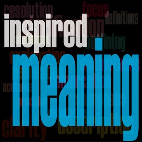 inspired meaning | PDF