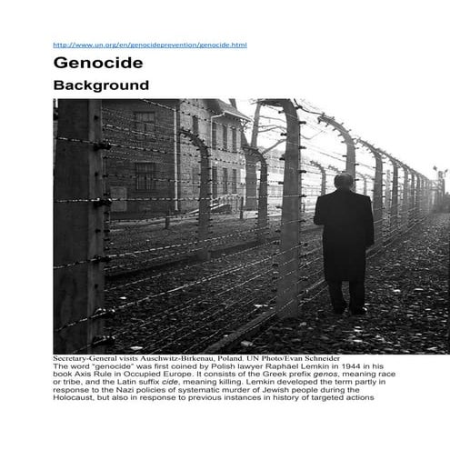 Genocide | PPTX