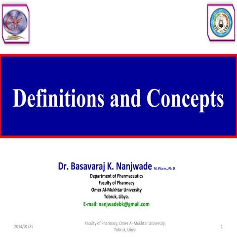Definitions and concepts | PPT