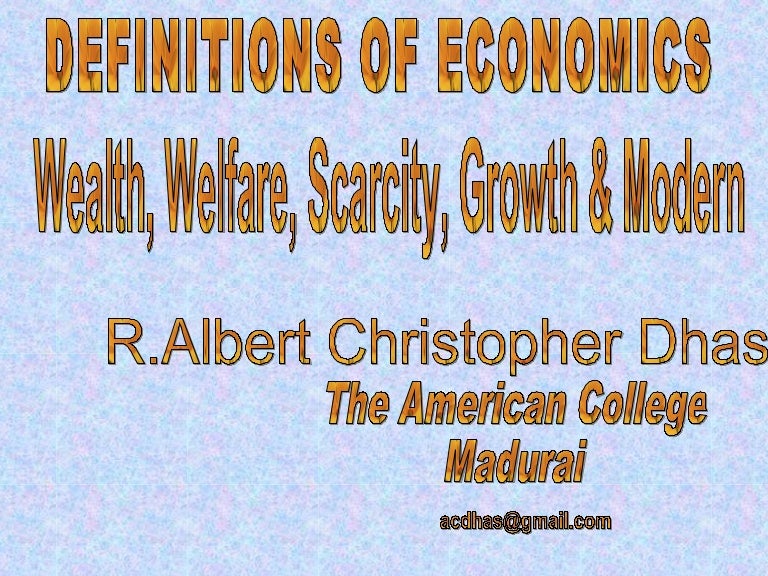 Definitions Of Economics definitions-of-economics