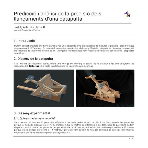 [Projecte Catapulta] - Informe científic | PDF