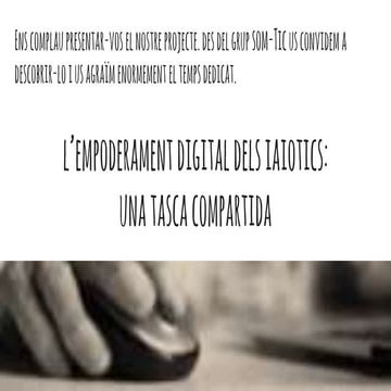 Presentació treball 2 som-tic | PPTX