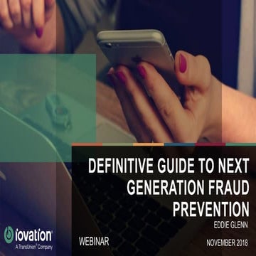 Definitive Guide to Next-generation Fraud Prevention: Techniques for ...