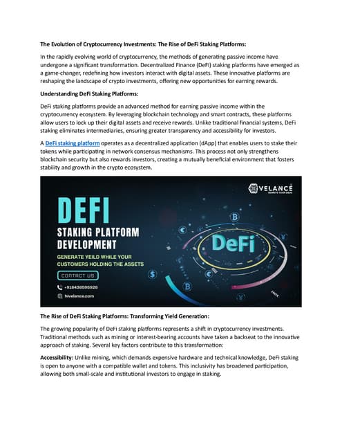 defi yield farming | PPTX | Agriculture | Industries