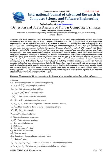 Analysis of Thin Plates | PPTX
