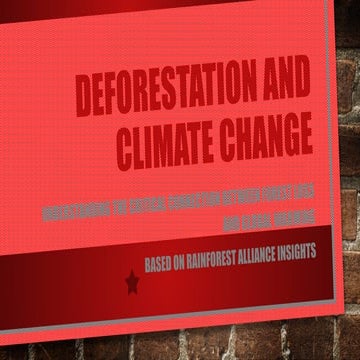 Deforestation and Climate Change.p...ptx