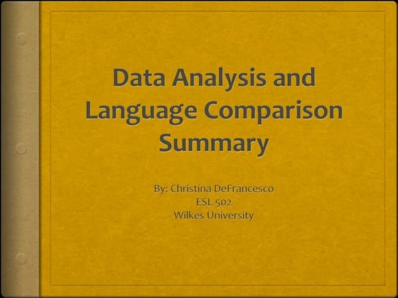Language comparision | PPT