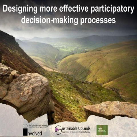 Designing more effective participatory decision-making processes | PPTX