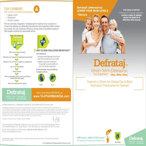 Defrataj (deferasirox) deferasirox dispersible tablets deferasirox dose ...