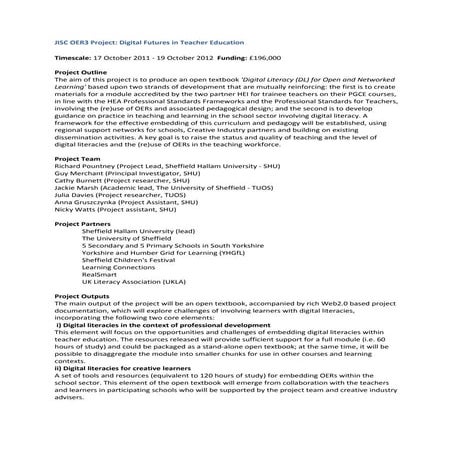 Project briefing sheet | PDF