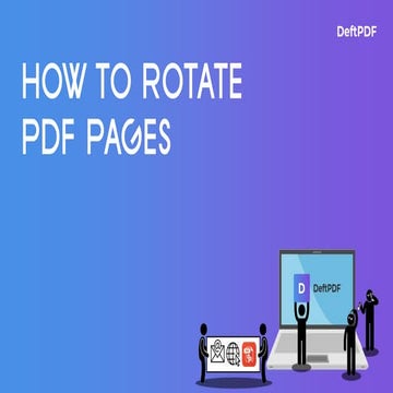 How to rotate PDF pages | PPT