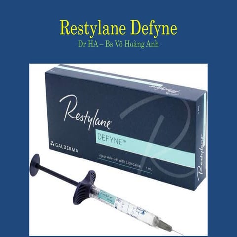 (Dr HA) FDA Approves Restylane Defyne for Chin Augmentation / Bs Võ ...