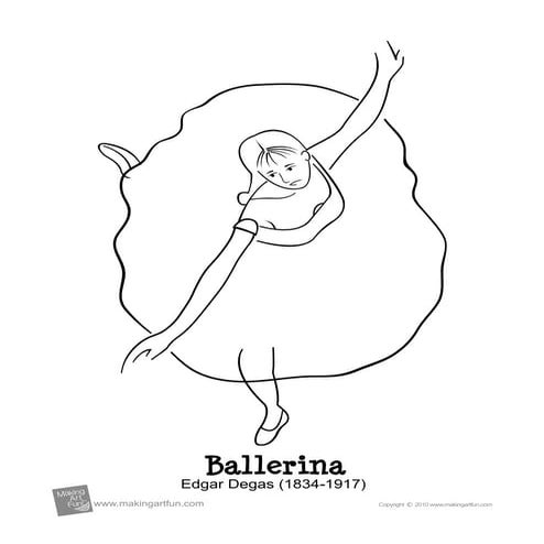 Degas Coloring Pages