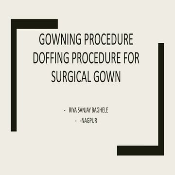 Deglowing procedure 1 | PPTX