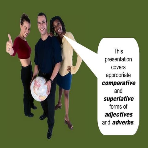 Comparative and superlative | PPT