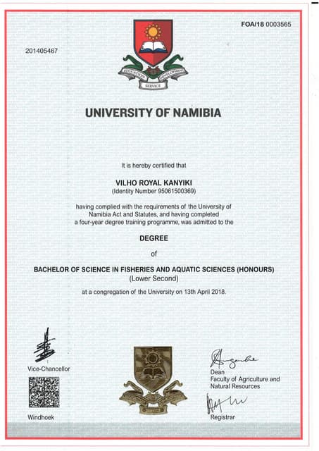 Nssc certificate | PDF