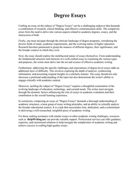 Degree Essays.pdf Degree Essays.pdf