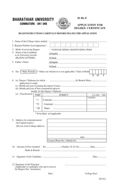 Pgdsd applicationform | PDF