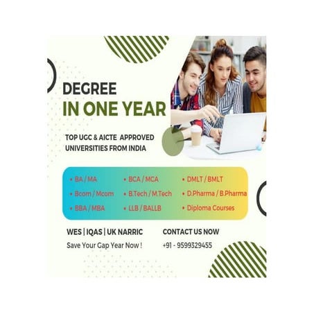DEGREE IN ONE YEAR | B.TECH, DIPLOMA IN ENGINEERING PROGRAM | PDF