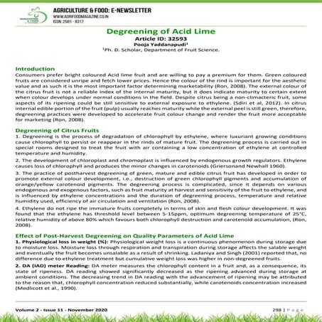 degreening of acid lime.pdf