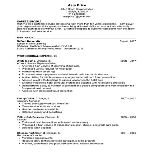 Resume | PDF