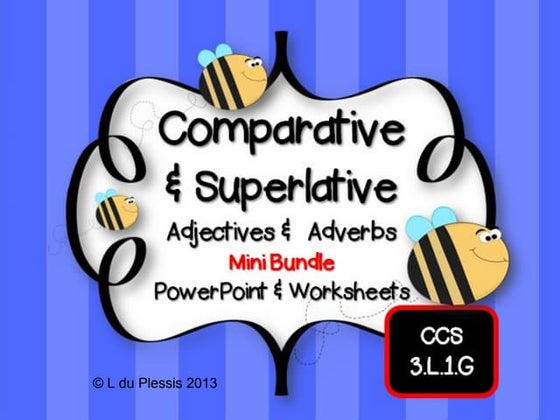 Comparison of adjectives | PPT