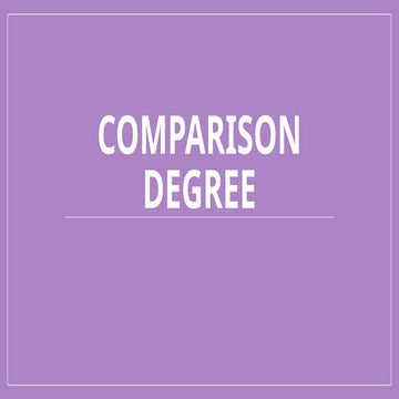 DEGREES oF COMPARISON for senior high schoool grade x.pptx