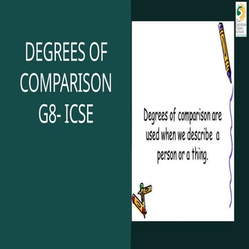 Degrees of Comparison for G8 ICSE.pptx