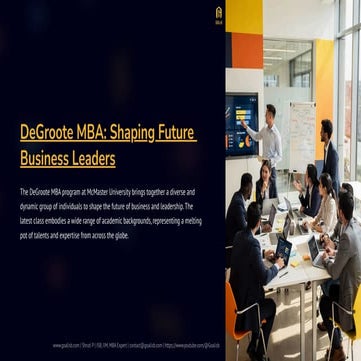 DeGroote-MBA-Shaping-Future-Business-Leaders | PDF
